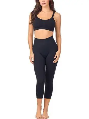Le Mystère Seamless Comfort 3/4 Leggings - Black