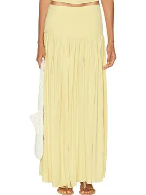 AYA MUSE Maxi Skirt - Buttercream