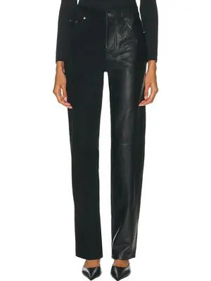 Helmut Lang Mixed Skinny Leg - Black