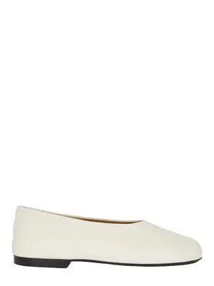 Jenni Kayne Leather Elodie Flat - White