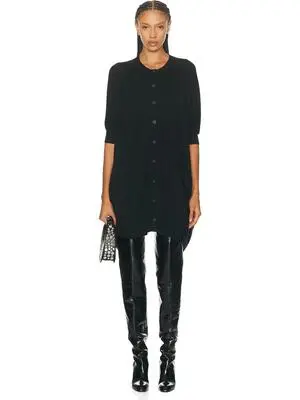 R13 Parachute Cardigan Dress - Black