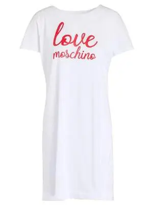 Moschino Mini Cotton T-shirt Dress - White