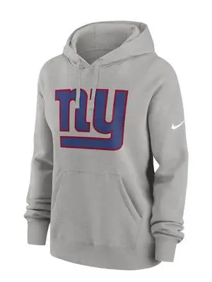 Nike New York Giants Club Nfl Pullover Hoodie - Grey