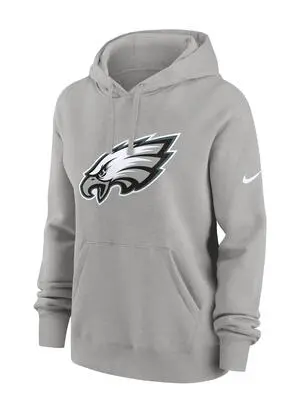 Nike Philadelphia Eagles Club Nfl Pullover Hoodie - Grey