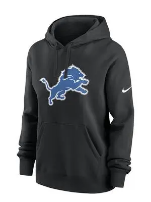 Nike Detroit Lions Nfl Pullover Hoodie - Black