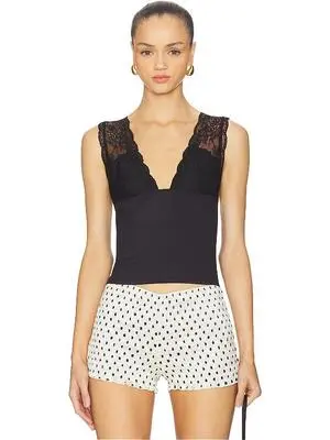 Free People Power Play Cami - Black