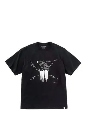AND WANDER Yu Nagaba T-shirt - Black