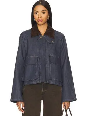 Steve Madden Justina Denim Jacket - Deep Indigo
