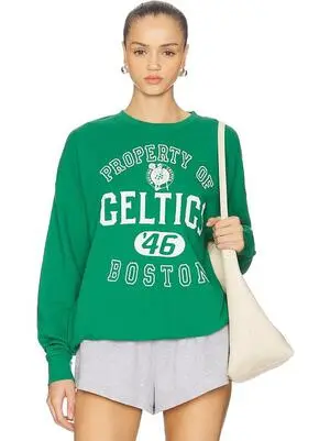 Junk Food Celtics Property Sweatshirt - Kelly