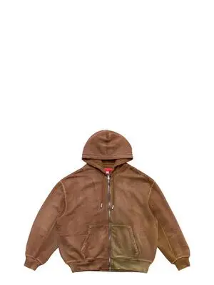 ECKHAUS LATTA Bison Zip-Front Hoodie
