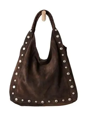 Free People See You Soon Studded Tote Bag - Bitter Bark