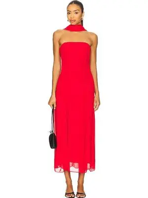 House Of Harlow 1960 X Revolve Nikki Midi Dress - Red