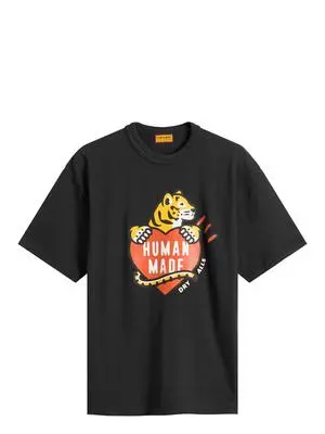 HUMAN MADE Tiger Heart T-shirt - Black