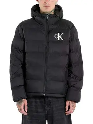Calvin Klein Hooded Puffer Jacket - Black