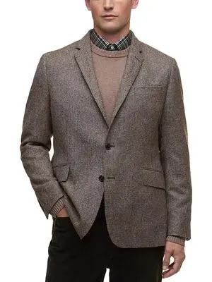 Barbour Godfrey Moons Shetland Slim Fit Blazer - Brown