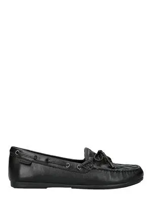 Kurt Geiger Eagle Moccasin Loafer Flats - Black