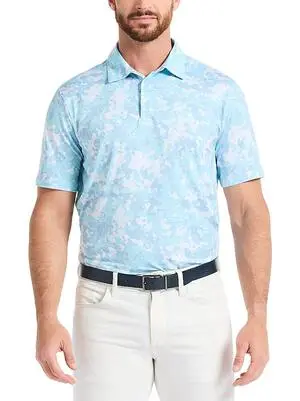 Robert Graham Eldor Knit Polo Shirt Sage