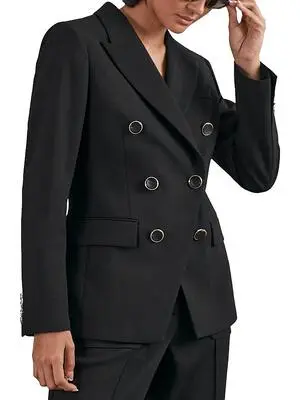 REISS Lia Dna Blazer - Black