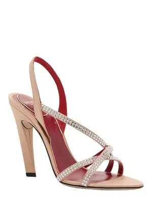 Valentino Garavani Strappy Slingback Sandals - Nude