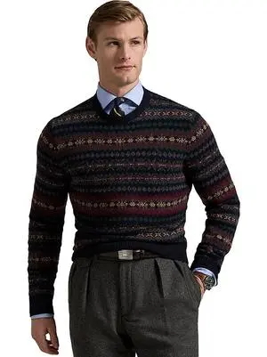 Polo Ralph Lauren Fair Isle Wool Sweater - Blue Multi