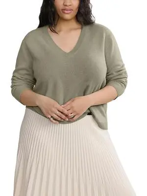 Jenni Kayne Flynn Cashmere Sweater - Sage