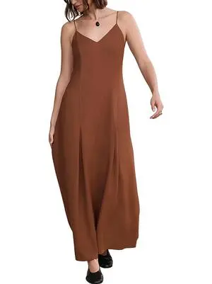 Jenni Kayne Florence Slip Dress - Rust