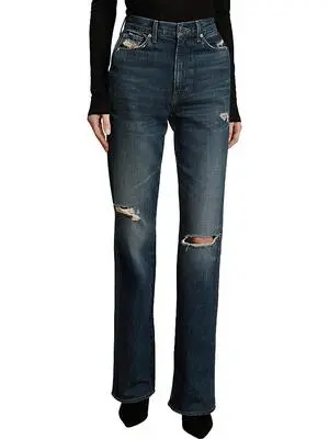 Veronica Beard Dylan High-rise Straight Jeans - City Lights