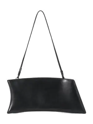 Staud Coco Leather Shoulder Bag - Black