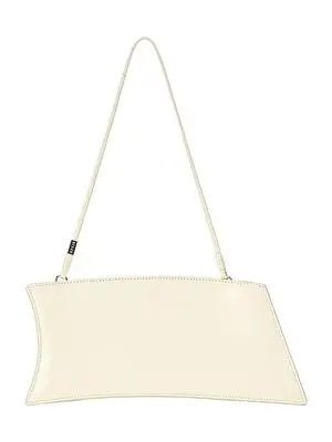 Staud Coco Leather Shoulder Bag Cream