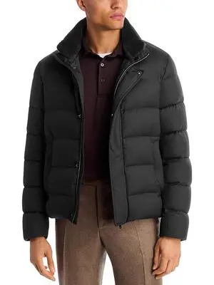 Herno Quilted Bomber Jacket - Charcoal