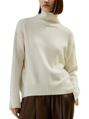 Lilysilk Relaxed-fit Cashmere Sweater - White