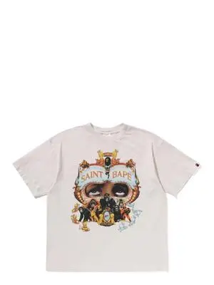 A BATHING APE X Saint Mxxxxxx Generation Tee Shirt - White