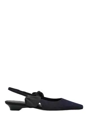 NEOUS Bow Slingback Trainers - Blue