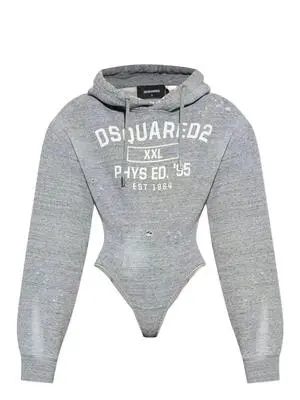 Dsquared2 Hooded Bodysuit - Grey