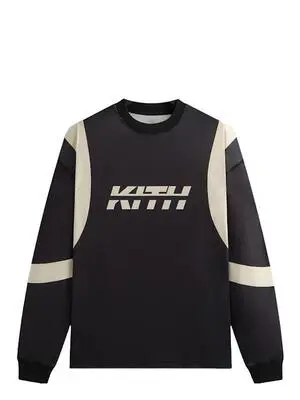 Kith Moto Racer Long Sleeve Leonard Tee Shirt - Black