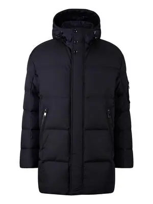 Bogner Jones Down Short Coat - Navy Blue