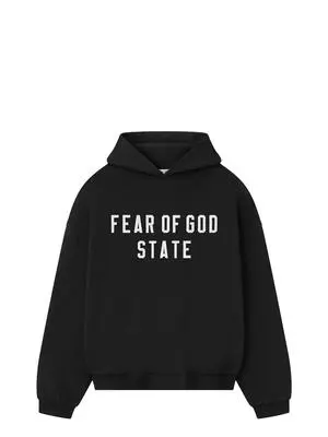 Fear Of God 90's Fit Fleece Hoodie - Black