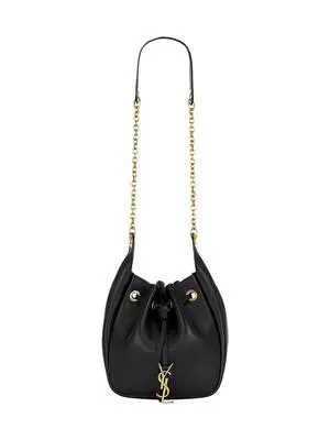 Saint Laurent Cassandre Supple Bucket Bag - Black