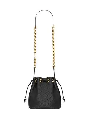 Saint Laurent Cassandre Bucket Bag - Black