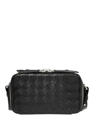 Bottega Veneta Intrecciato Crossbody Pouch - Black