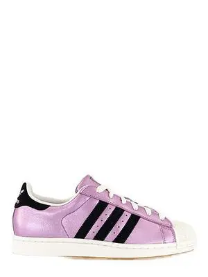 Adidas Superstar Ii Woven Metallic Trainers - Preloved Purple Black Of
