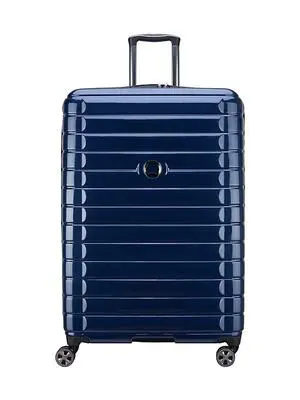 DELSEY 4-double Wheel Expandable Suitcase 82cm - Deep Sea Navy