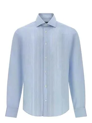 Boggi Milano Striped Shirt - Blue