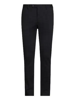 HACKETT Herringbone Tailored Virgin Wool-cotton Pants - Navy