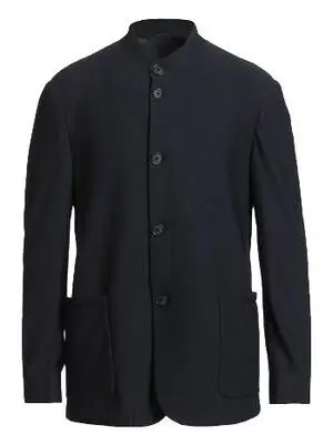 Giorgio Armani Single-breasted Jersey Blazer - Navy