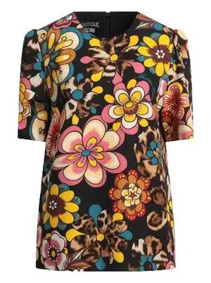 Moschino Floral-print Top - Black