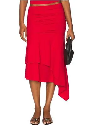 FENERS Gresca Asymmetric Skirt - Rouge