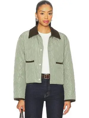 ELODIE THE LABEL Nina Quilted Jacket - Olive