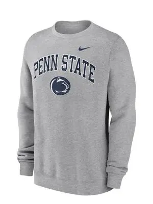 Nike Penn State Arch College Pullover Crew - Grey