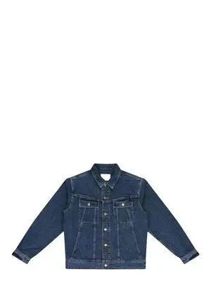 Aimé Leon Dore Panelled Denim Jacket - Blue